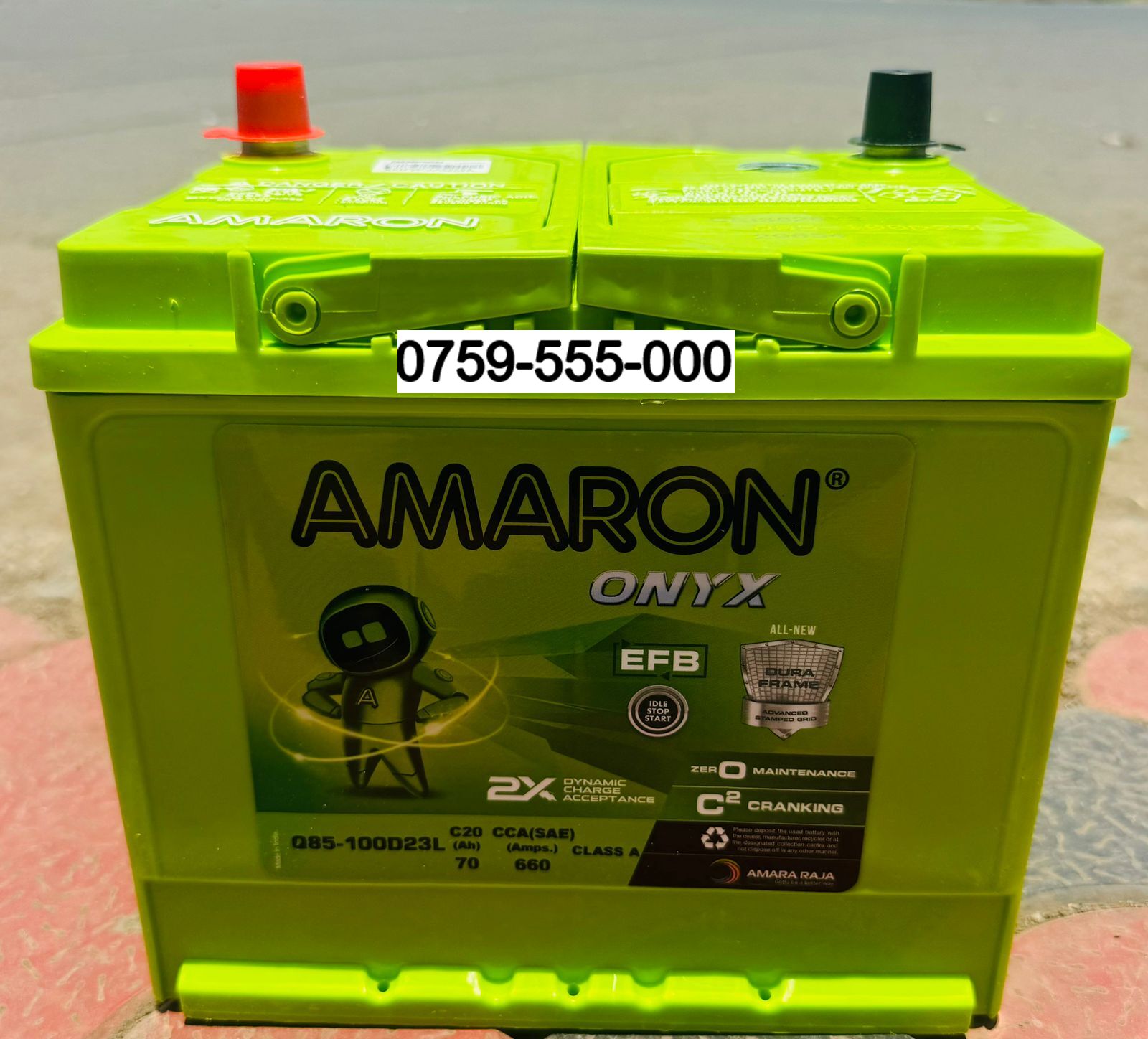 Amaron Q85 D23L EFB Start-Stop Battery - CarBatt254